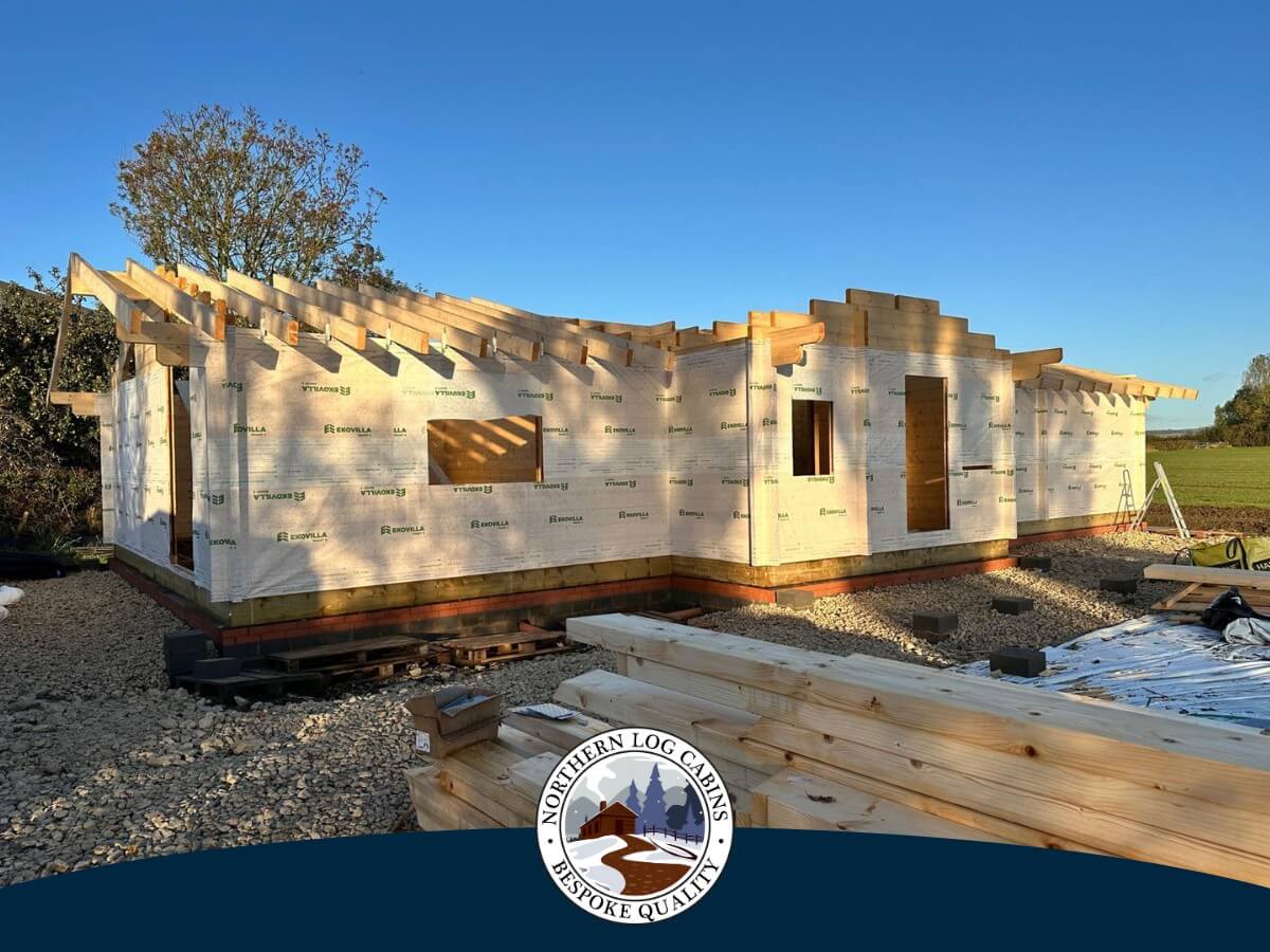 Bespoke Residential Log Home by Northern Log Cabins | Full Turnkey Build