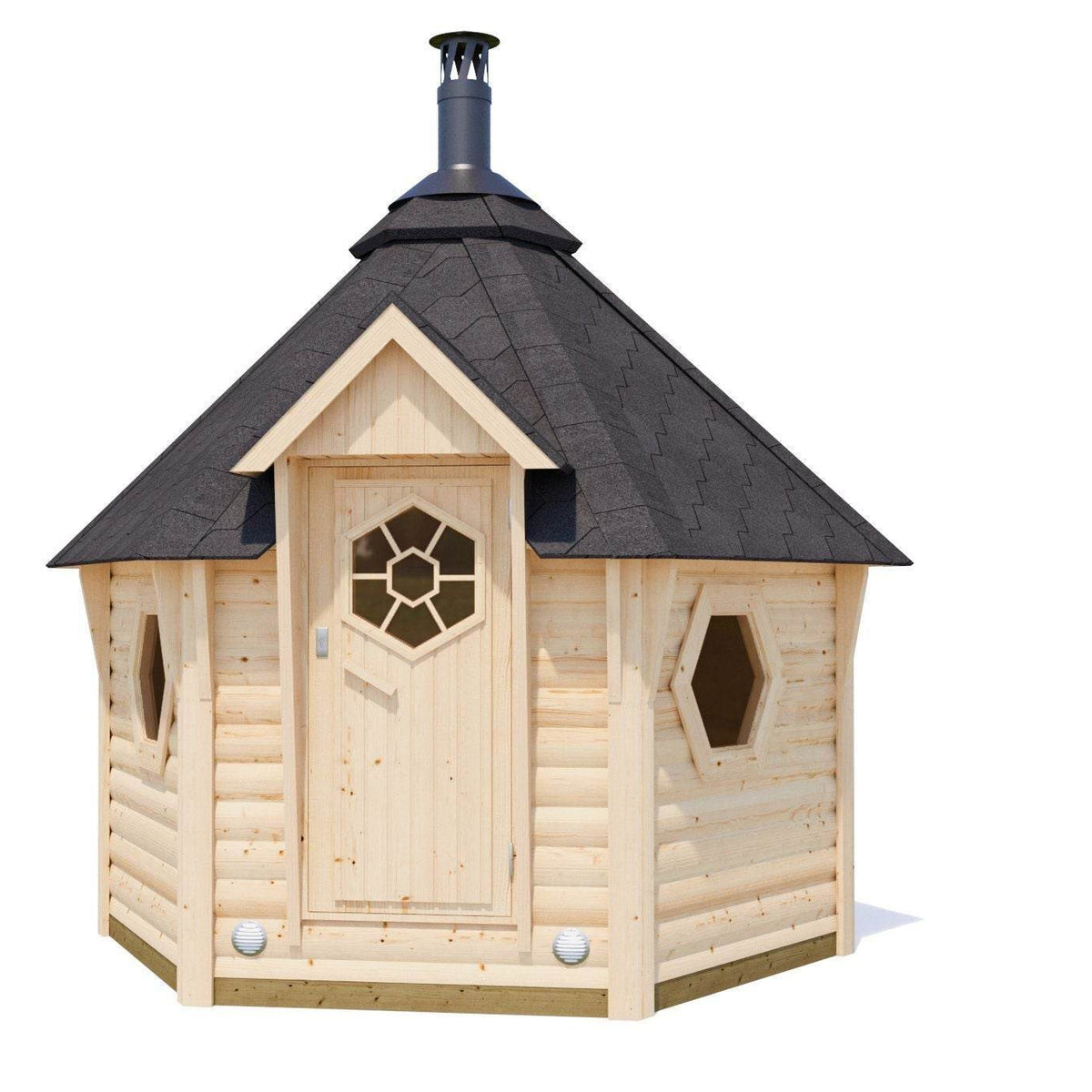 HANNA Sauna's Magic: Log Cabin to Office Delight – Northern Log Cabins