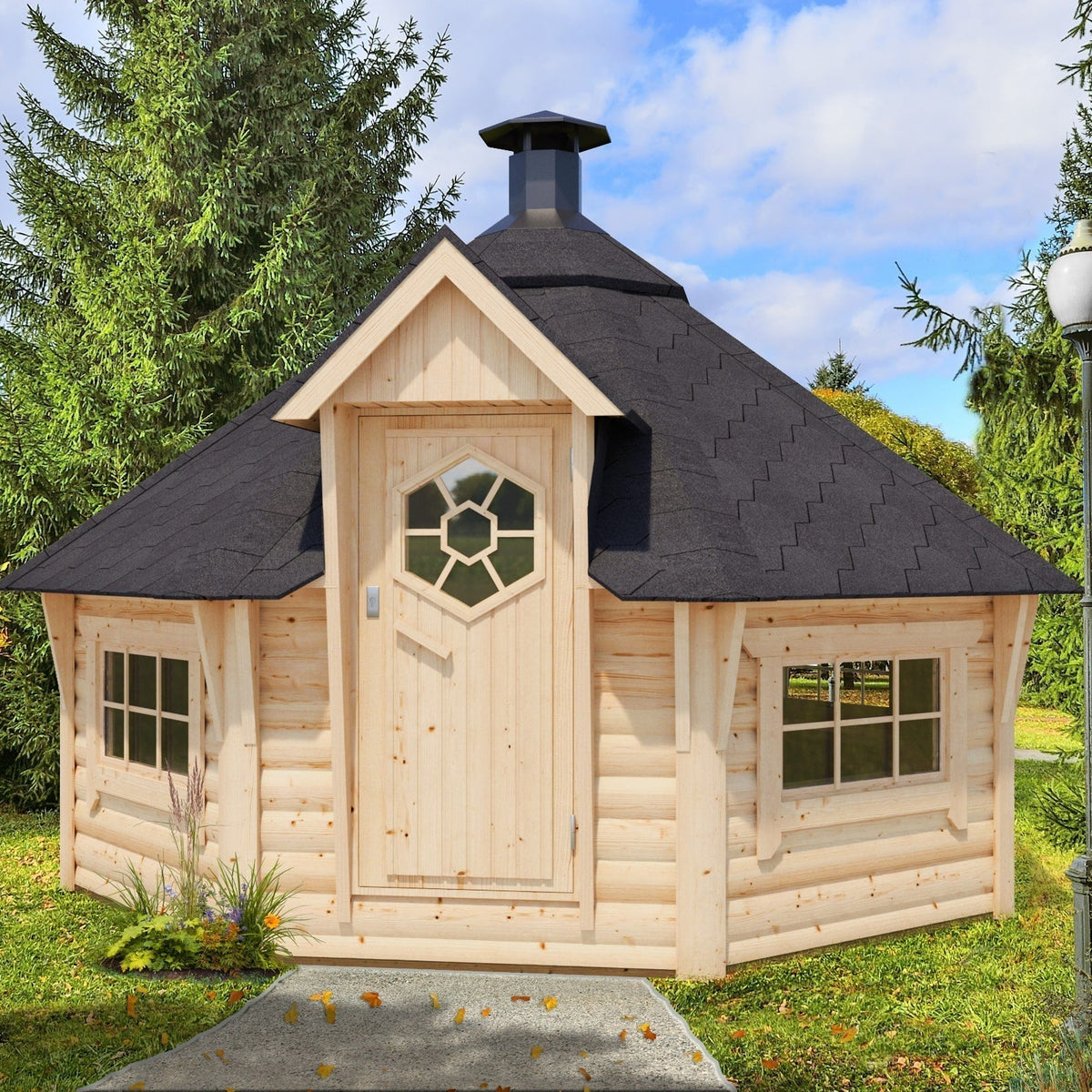 RUBEN BBQ Log Cabin: The Ultimate Grill cabin – Northern Log Cabins