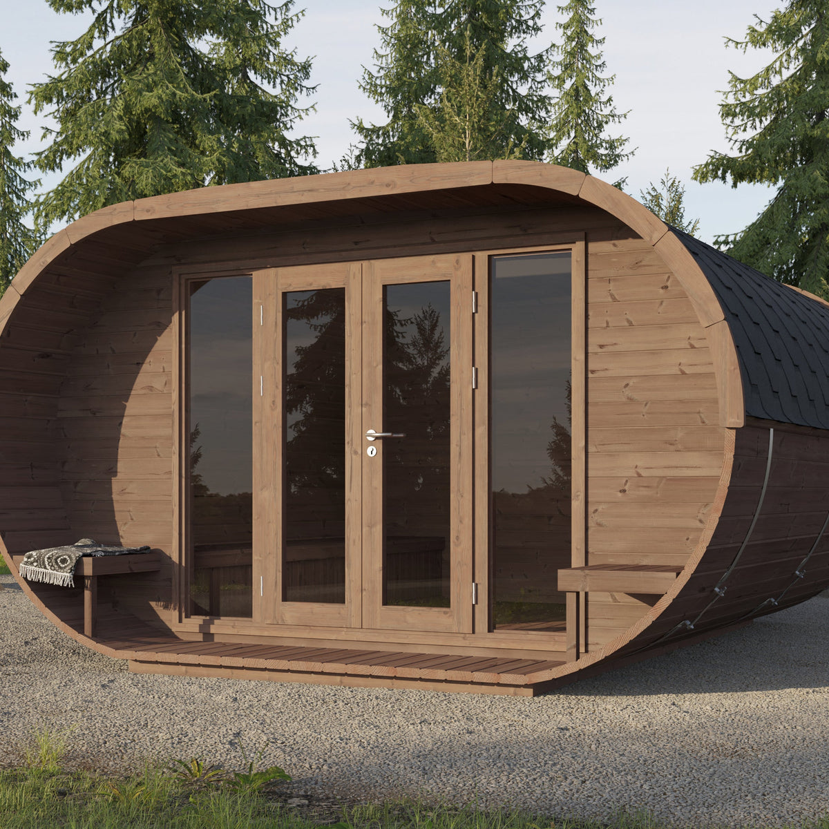 Glamping Oval – Northern Log Cabins