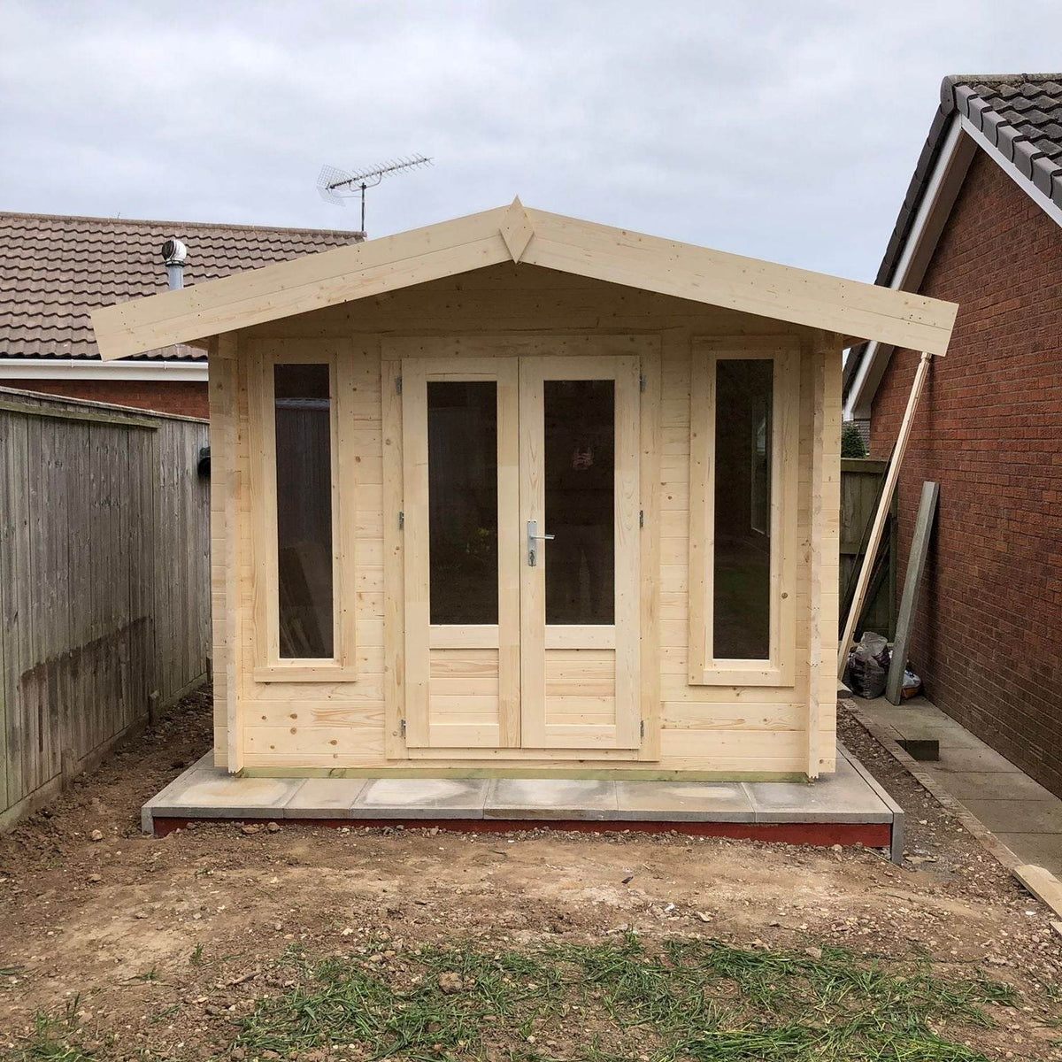 BRIGHTON 3m x 3m Log Cabin – Northern Log Cabins