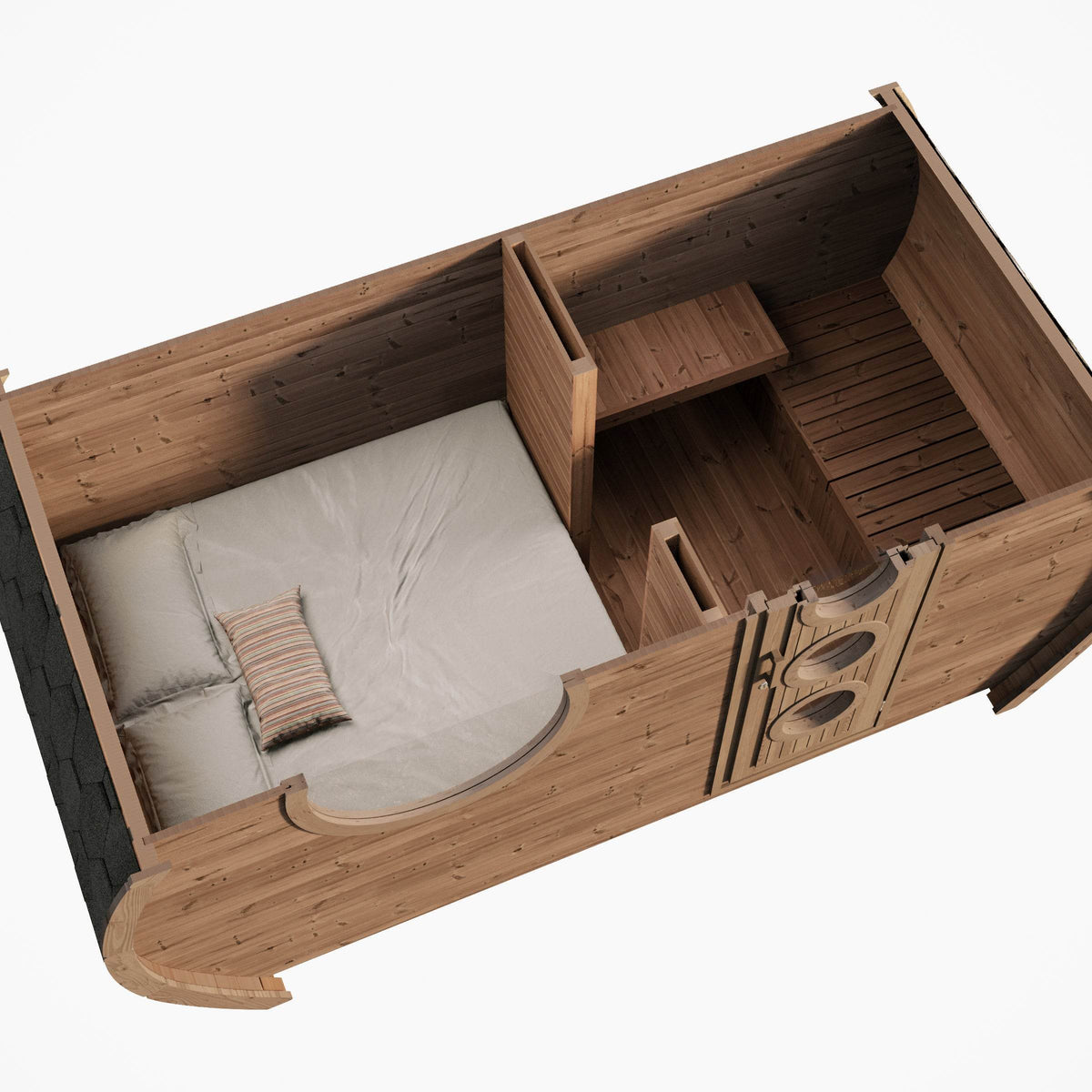 Hobbit House 4.1 x 2.4m | Glamping Pods – Northern Log Cabins