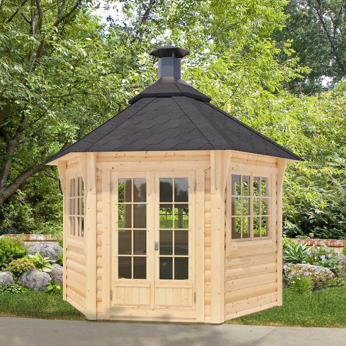 Nora BBQ Hut Grill Cabin 6m² – Northern Log Cabins