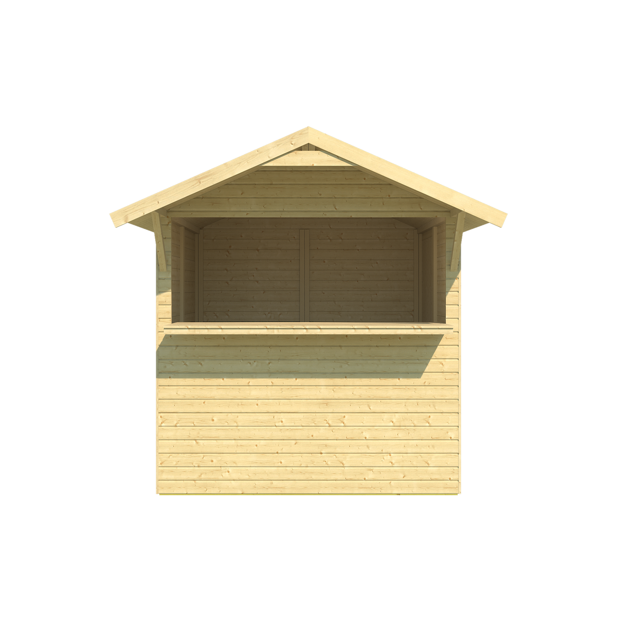 Kiosk Log Cabin 2 x 2m | Glamping Pods – Northern Log Cabins