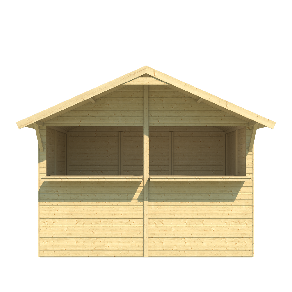 Kiosk Log Cabin 2 x 2m | Glamping Pods – Northern Log Cabins