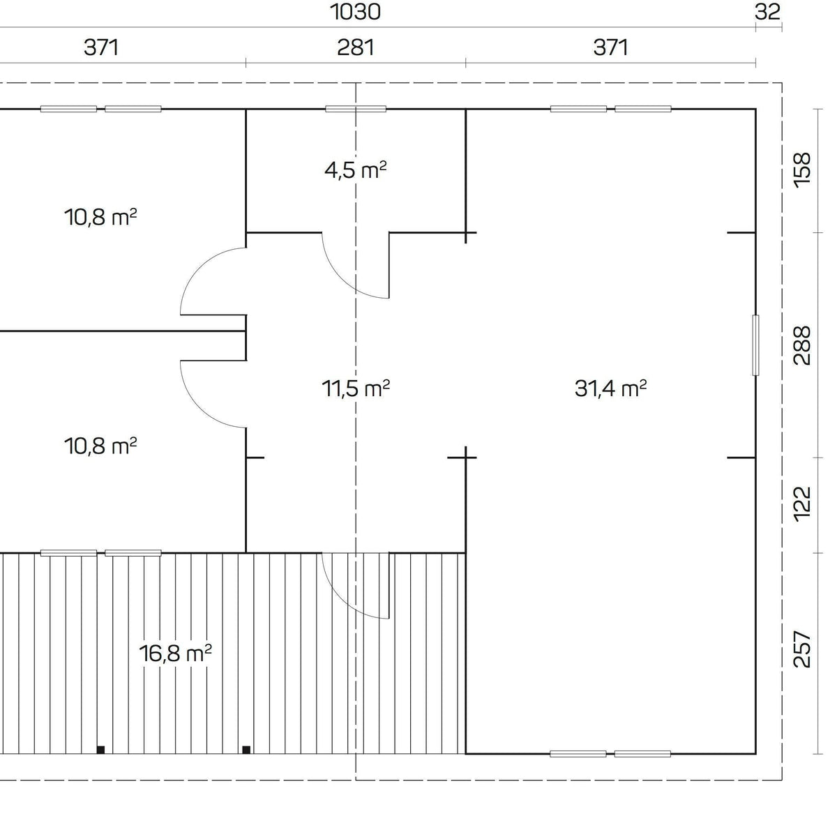 KRISTINA 10.5x8.5m Log Cabin – Northern Log Cabins