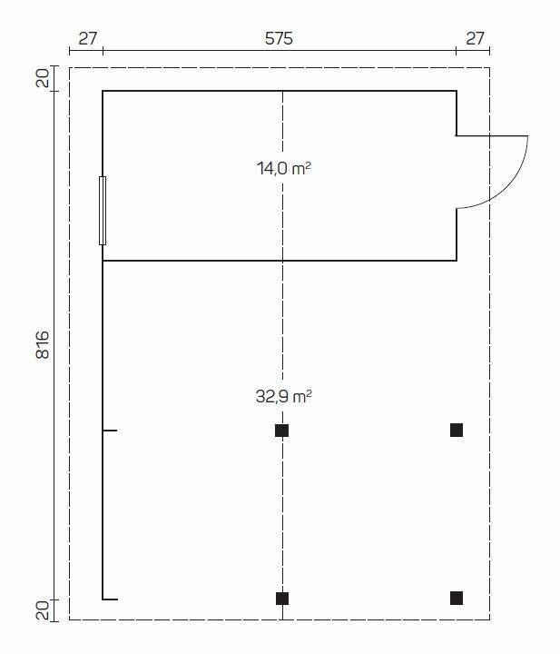 Garage Vaasa 8.4x6.0m Log Cabin – Northern Log Cabins