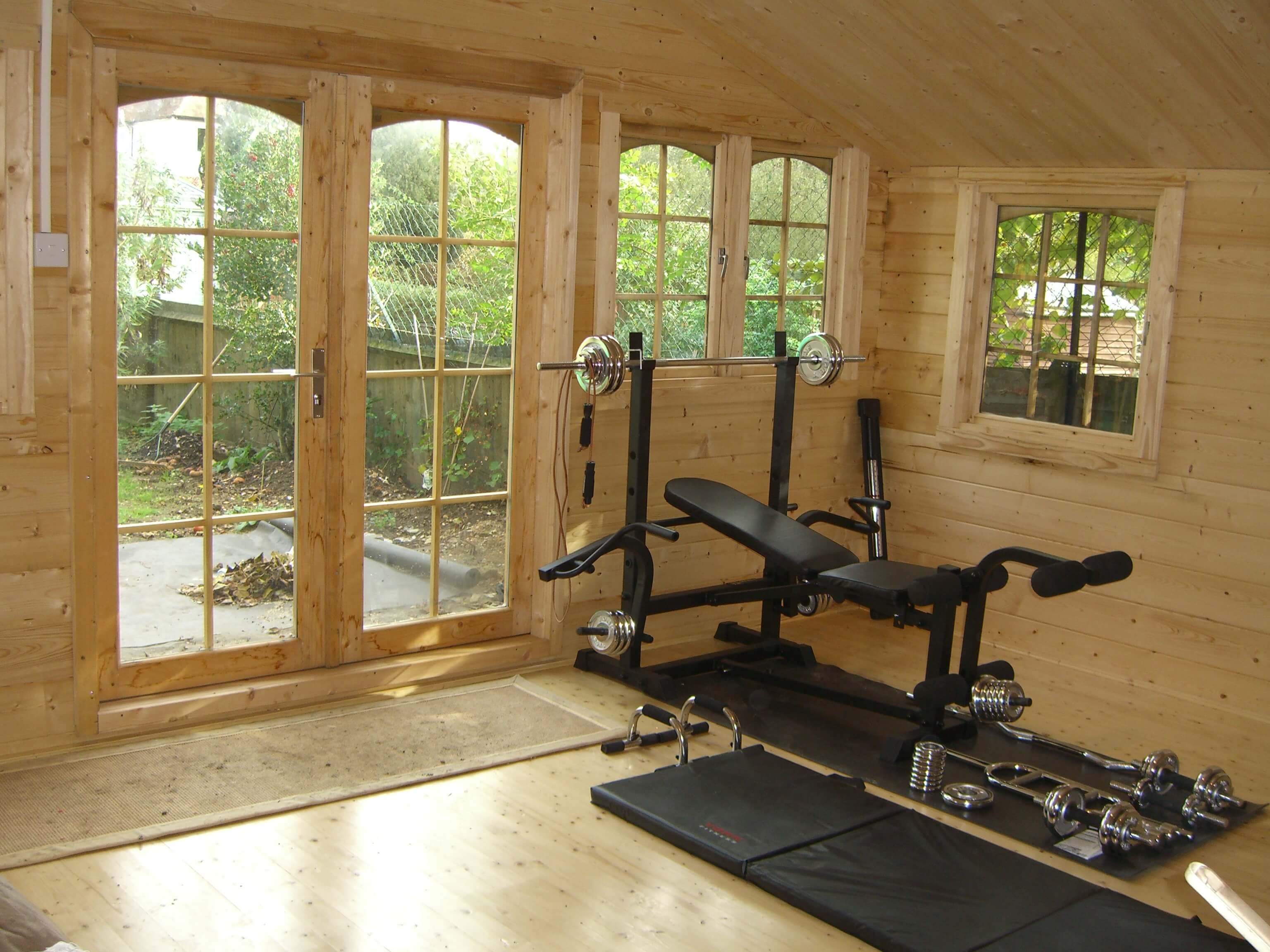 Gym Log Cabins - Garden Fitness Rooms – Northern Log Cabins