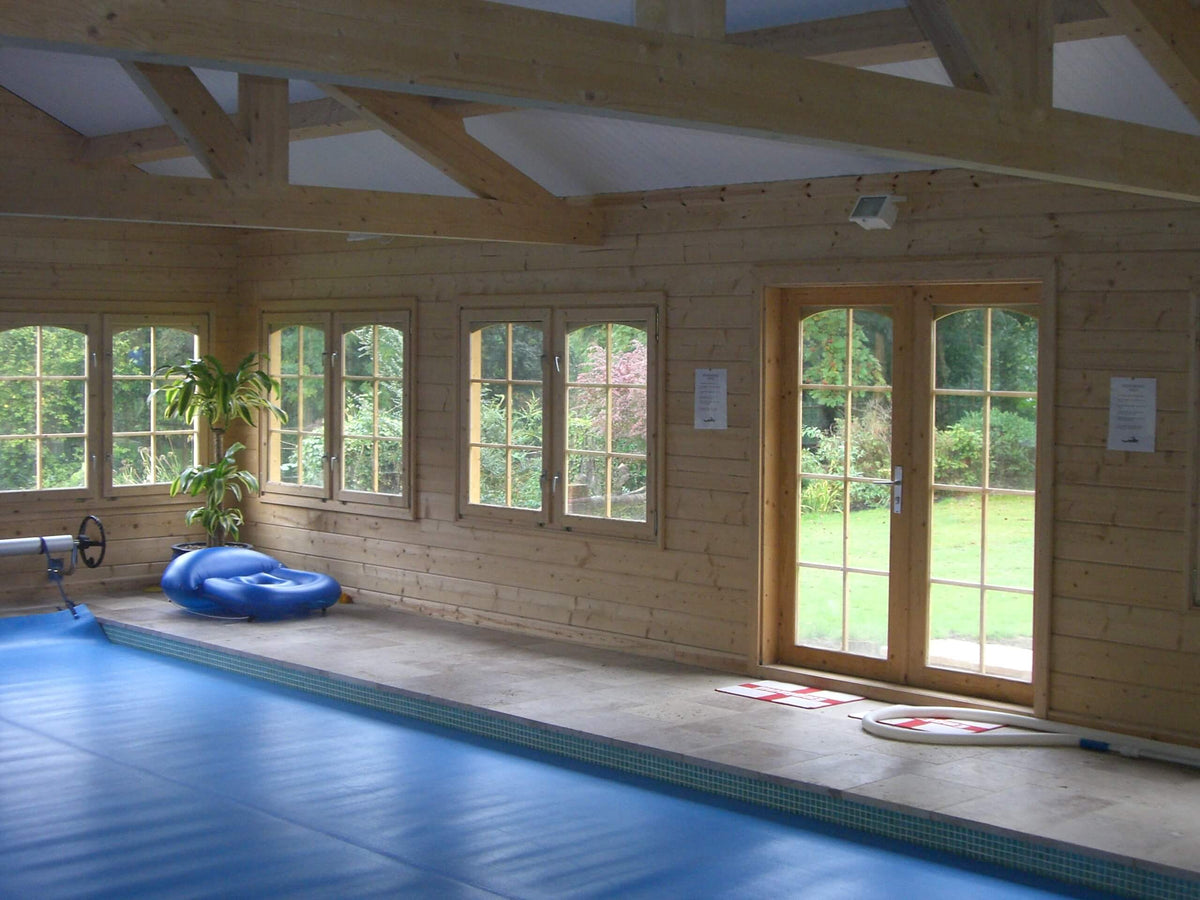Luxury Swimming Pool Log Cabin Enclosures | Elegant Protection ...